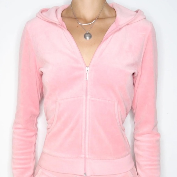 Juicy Couture | Jackets & Coats | New Pink Juicy Couture Embellished Velour Jacket | Poshmark